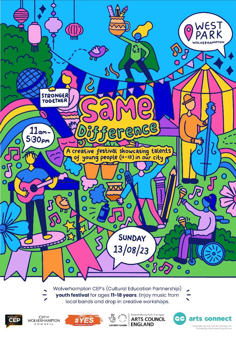 Same Difference Youth Festival: SIGN-UP FORM OPEN NOW! | Wolverhampton ...